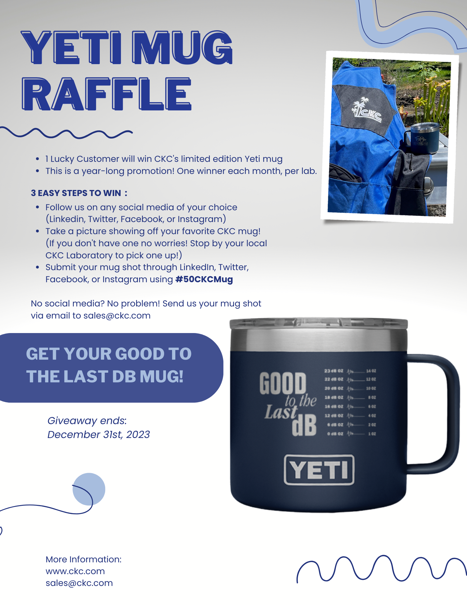 YETI MUG RAFFLE - CKC Labs